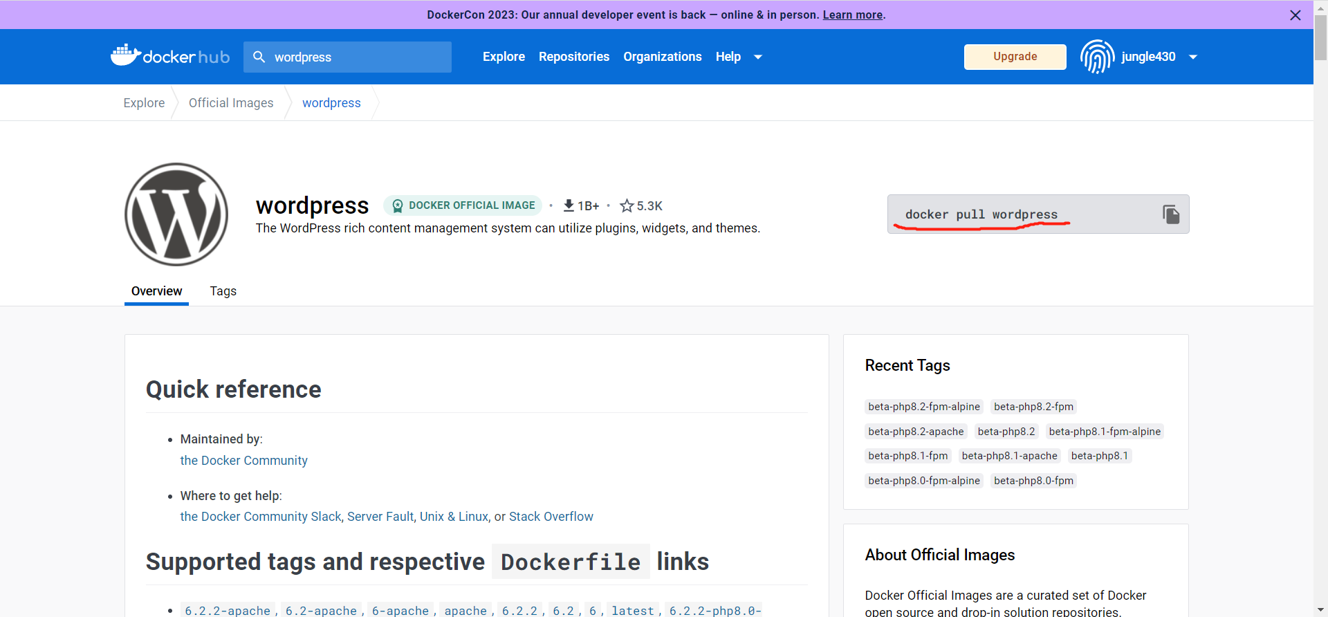 Learning docker - Jungle's Blog
